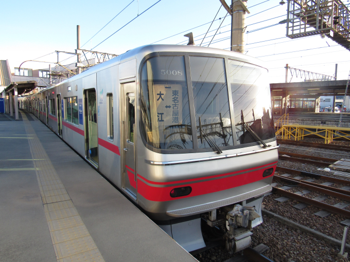 名古屋鉄道 名鉄5000系電車(2代) 5008 大江駅 (愛知県) 鉄道フォト・写真 by Shaw Junさん | レイルラボ(RailLab)
