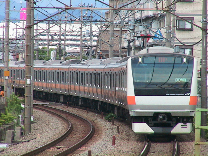 JR東日本E233系電車 クハE233-25 小作駅 鉄道フォト・写真 by たそぐんさん | レイルラボ(RailLab)