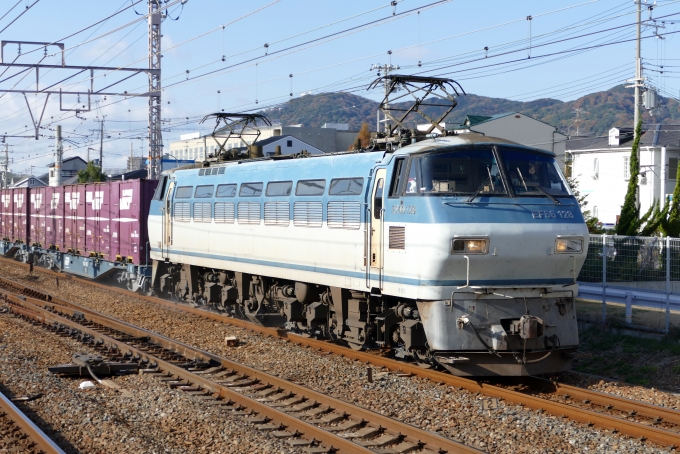 JR貨物 国鉄EF66形電気機関車 EF66-128 須磨海浜公園駅 鉄道フォト・写真 by norikadさん | レイルラボ(RailLab)