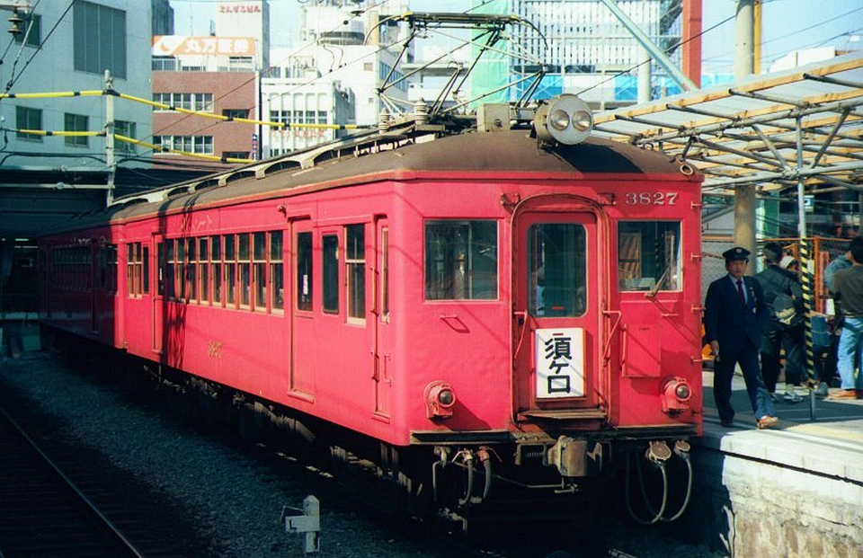 名古屋鉄道 名鉄3800系 3827 名鉄岐阜駅 鉄道フォト・写真(拡大) by norikadさん | レイルラボ(RailLab)