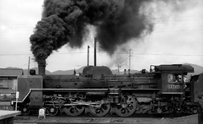 国鉄C57形蒸気機関車 C57-127 和田山駅 鉄道フォト・写真 by norikadさん | レイルラボ(RailLab)
