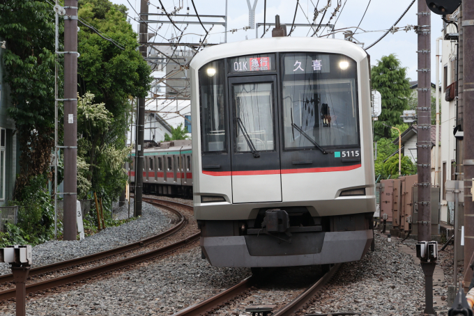 東急電鉄 東急5000系電車 5115 鐘ヶ淵駅 鉄道フォト・写真 by norikadさん | レイルラボ(RailLab)