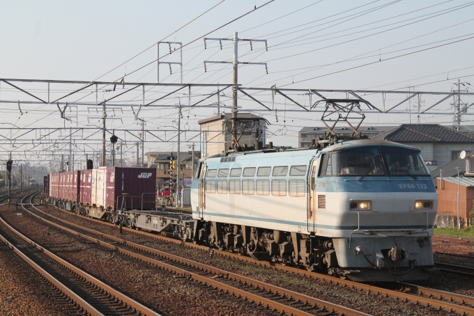 JR貨物 国鉄EF66形電気機関車 EF66-122 清洲駅 鉄道フォト・写真 by JR東海211系0番台さん | レイルラボ(RailLab)