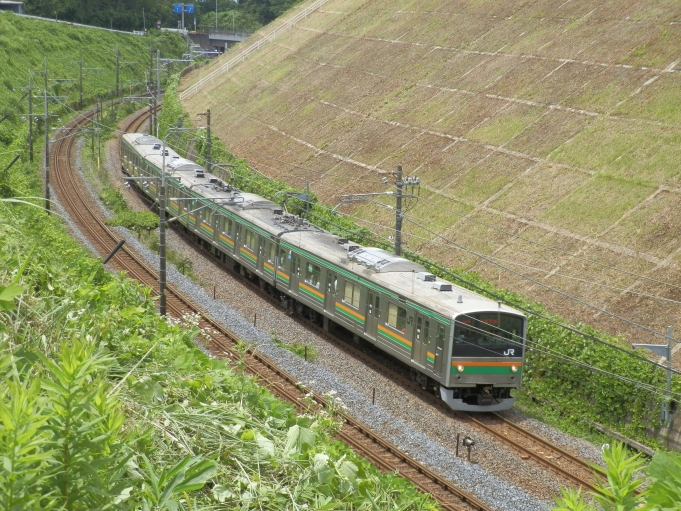 JR東日本 国鉄205系電車 クハ205-612 宝積寺駅 鉄道フォト・写真 by 北東航1さん | レイルラボ(RailLab)