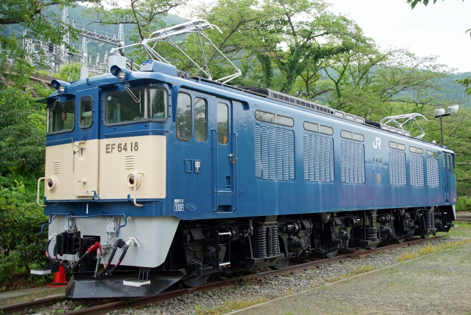 JR貨物 国鉄EF64形電気機関車 EF64-18 勝沼ぶどう郷駅 鉄道フォト・写真 by ちゃぽんさん | レイルラボ(RailLab)