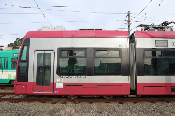 筑豊電気鉄道5000形電車 5001A 楠橋駅 鉄道フォト・写真 by REDさん | レイルラボ(RailLab)