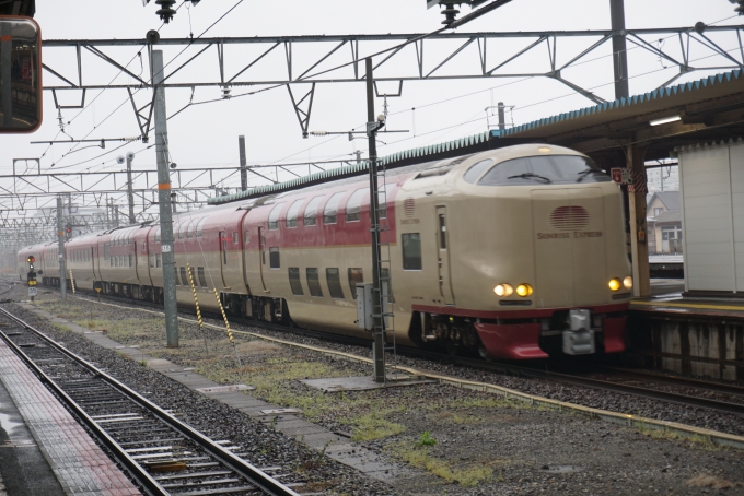 JR東海 285系電車 サンライズ出雲 クハネ285-3002 米子駅 鉄道フォト・写真 by トレインさん | レイルラボ(RailLab)