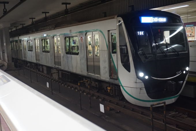 東急電鉄 東急2020系電車 2044 九段下駅 (東京メトロ) 鉄道フォト・写真 by トレインさん | レイルラボ(RailLab)