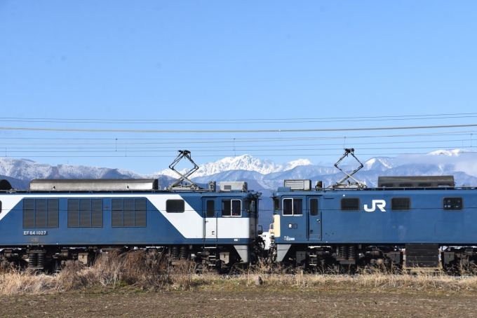 JR貨物 国鉄EF64形電気機関車 EF64-1027 塩尻駅 鉄道フォト・写真 by おなだいさん | レイルラボ(RailLab)