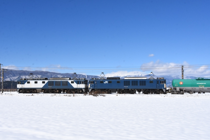 JR貨物 国鉄EF64形電気機関車 EF64-1027 塩尻駅 鉄道フォト・写真 by おなだいさん | レイルラボ(RailLab)