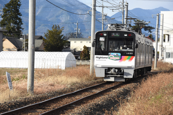アルピコ交通20100形電車 20103 大庭駅 鉄道フォト・写真 by おなだいさん | レイルラボ(RailLab)