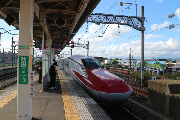 JR東日本 E6系新幹線電車 E611-5 大曲駅 (秋田県) 鉄道フォト・写真 by TETSUDORAさん | レイルラボ(RailLab)
