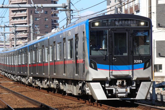 京成電鉄 京成3200形電車 3205 堀切菖蒲園駅 鉄道フォト・写真 by 712Aさん | レイルラボ(RailLab)