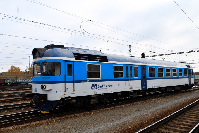 チェコ鉄道 854型気動車（Vůz CZ-ČD 854） 854 222-7 ブルジェツラフ （Břeclav） 鉄道フォト・写真 by ...