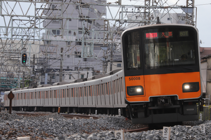 東武鉄道 東武50000系電車 50008 西新井駅 鉄道フォト・写真 by masakiさん | レイルラボ(RailLab)