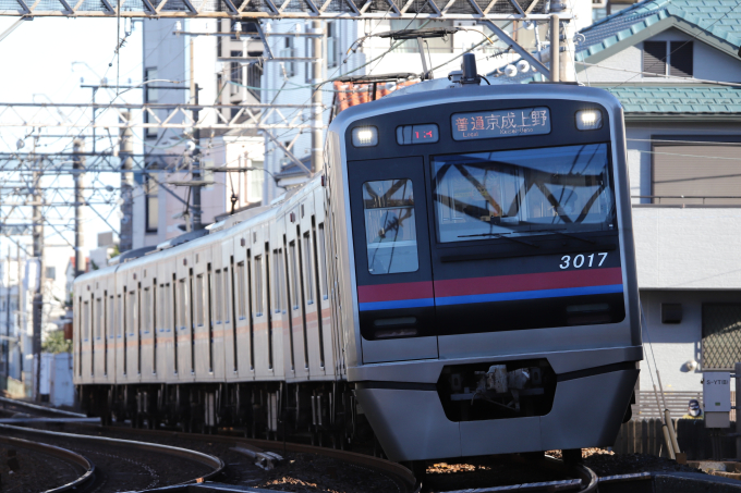 京成電鉄 京成3000形電車 3017-8 京成小岩駅 鉄道フォト・写真 by masakiさん | レイルラボ(RailLab)