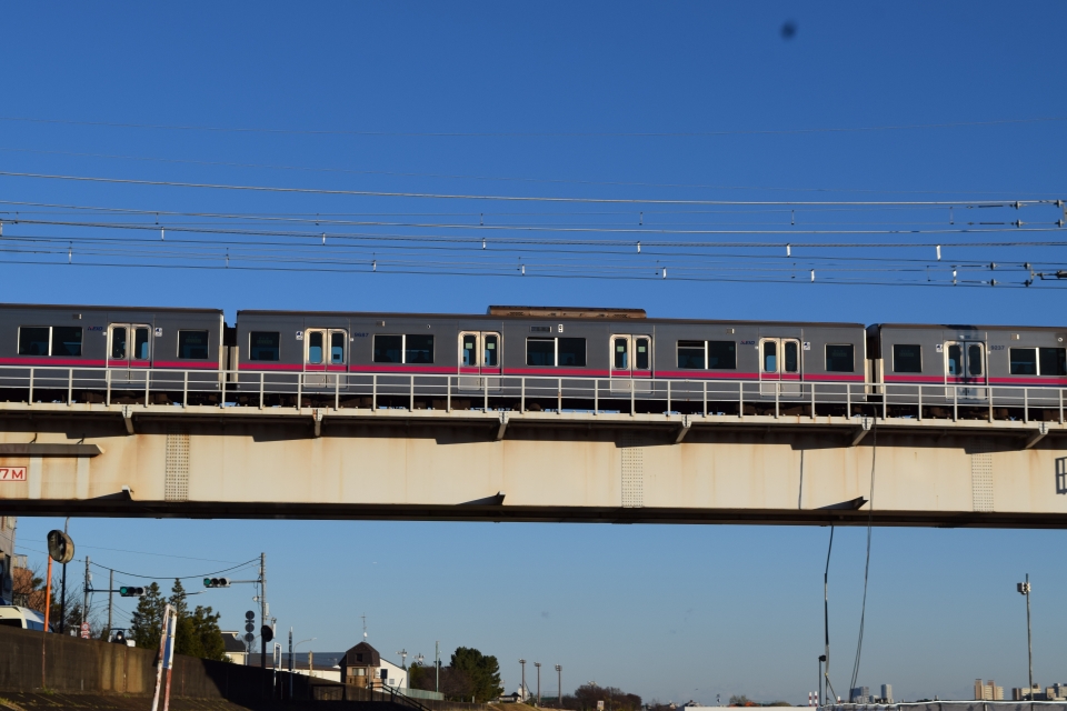 京王電鉄 京王9000系電車 9687 京王多摩川駅 鉄道フォト・写真(拡大) by 香⠀⠀さん | レイルラボ(RailLab)