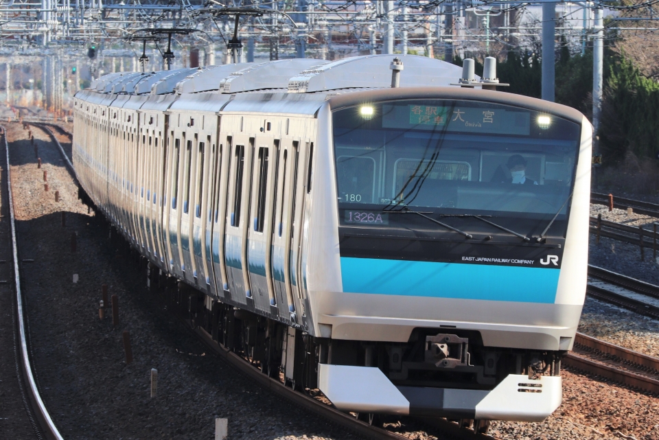 JR東日本E233系電車 クハE233-1080 蕨駅 鉄道フォト・写真(拡大) by BOEING737MAX-8さん | レイルラボ(RailLab)