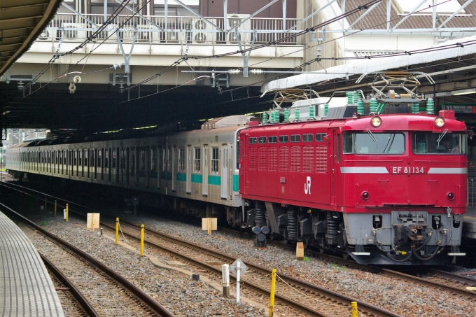 JR東日本 国鉄EF81形電気機関車 EF81-134 大宮駅 (埼玉県|JR) 鉄道フォト・写真 by ちっとろむさん | レイルラボ(RailLab)