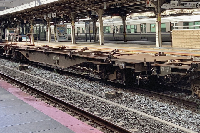 JR貨物コキ100系貨車 コキ107-189 京都駅 (JR) 鉄道フォト・写真 by てばどめさん | レイルラボ(RailLab)