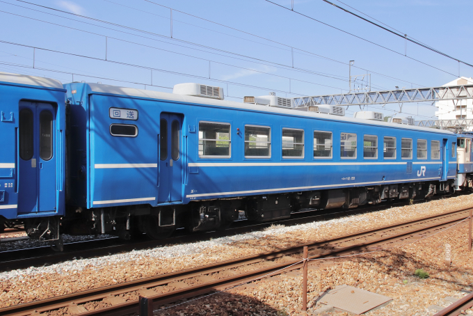JR西日本 国鉄12系客車 スハフ12 155 上郡駅 (智頭急行) 鉄道フォト・写真 by てばどめさん | レイルラボ(RailLab)