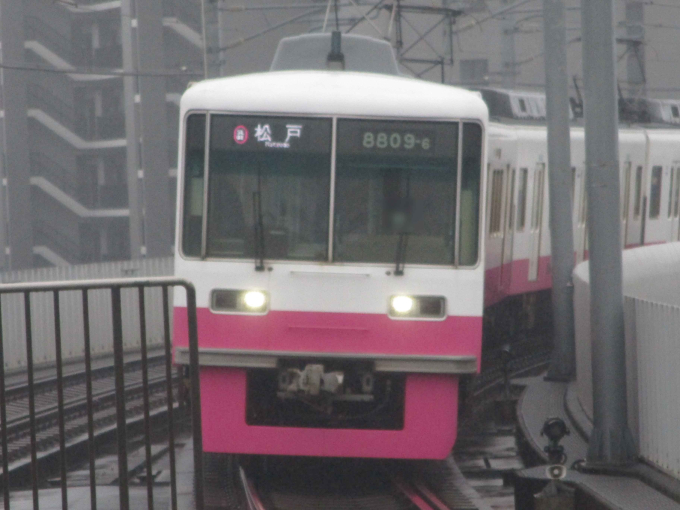 新京成電鉄 新京成8800形電車 8809-6 新鎌ヶ谷駅 (新京成) 鉄道フォト・写真 by 総武本線沿線鉄道チャンネルさん | レイルラボ(RailLab)