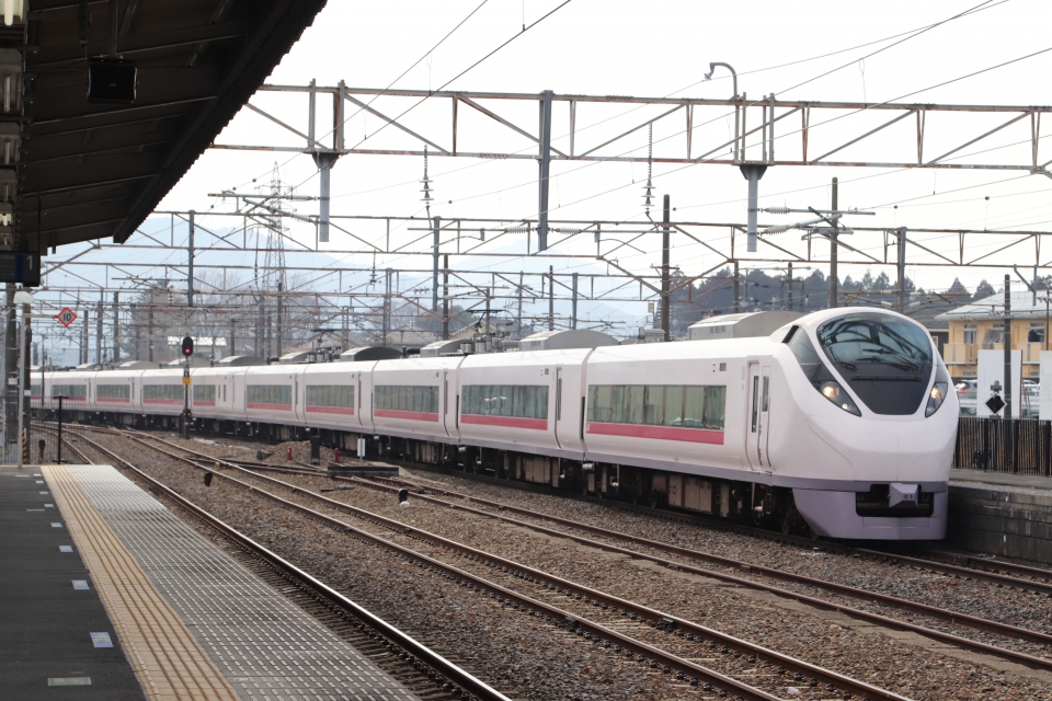 JR東日本E657系電車 ときわ クハE657-1 友部駅 鉄道フォト・写真(拡大) by フレッシュマリオさん | レイルラボ(RailLab)