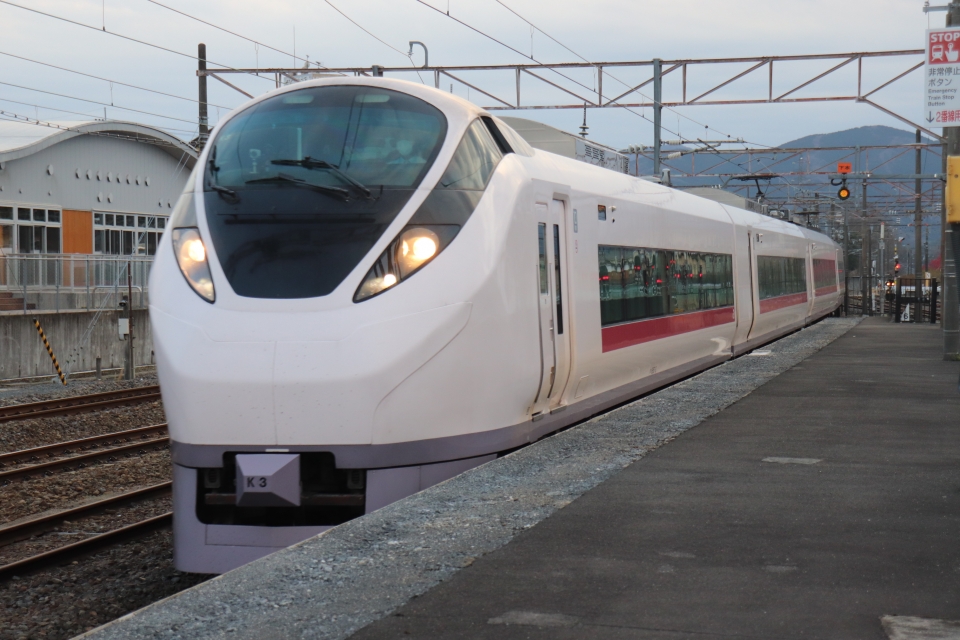 JR東日本E657系電車 ときわ クハE657-3 友部駅 鉄道フォト・写真(拡大) by フレッシュマリオさん | レイルラボ(RailLab)