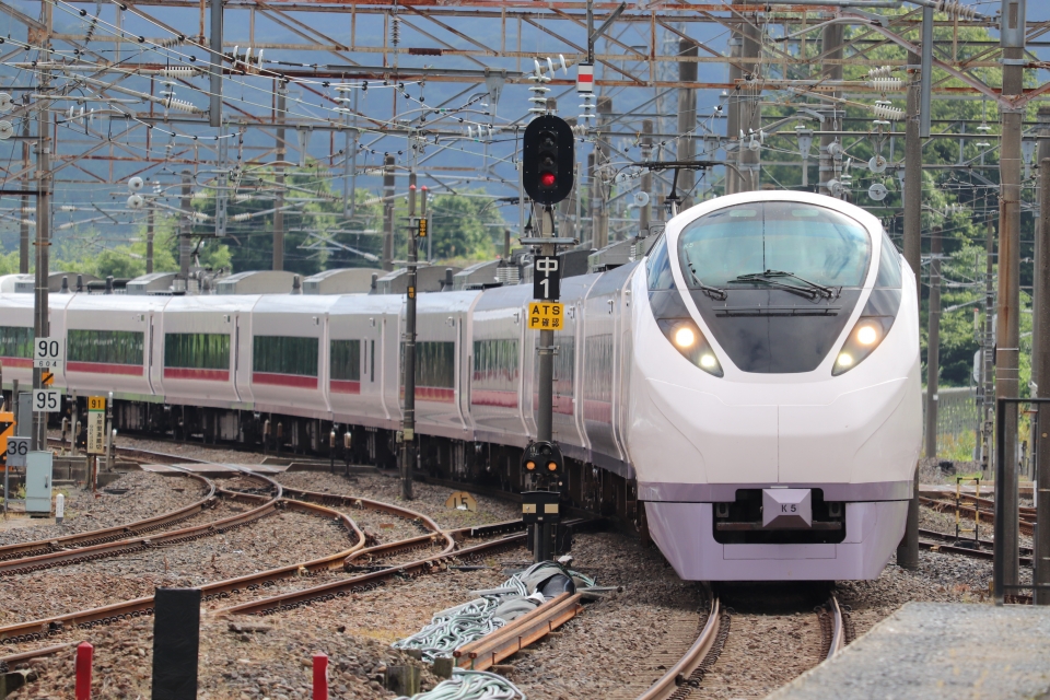 JR東日本E657系電車 ひたち クハE657-5 友部駅 鉄道フォト・写真(拡大) by フレッシュマリオさん | レイルラボ(RailLab)