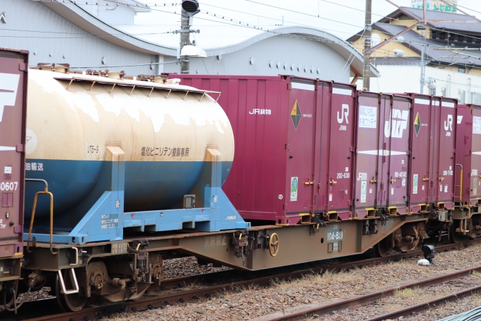 JR貨物コキ100系貨車 コキ104-821 友部駅 鉄道フォト・写真 by フレッシュマリオさん | レイルラボ(RailLab)