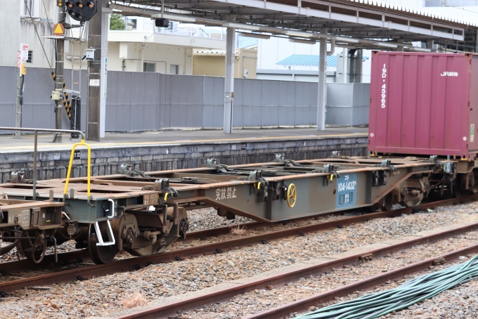 JR貨物コキ100系貨車 コキ104-1432 友部駅 鉄道フォト・写真 by フレッシュマリオさん | レイルラボ(RailLab)