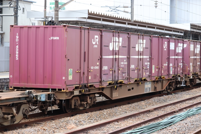 JR貨物コキ100系貨車 コキ106-802 友部駅 鉄道フォト・写真 by フレッシュマリオさん | レイルラボ(RailLab)