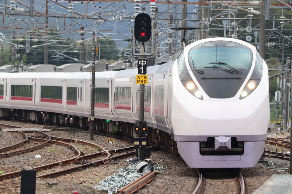 JR東日本E657系電車 ひたち クハE657-6 友部駅 鉄道フォト・写真(拡大) by フレッシュマリオさん | レイルラボ(RailLab)