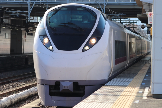 JR東日本E657系電車 ときわ クハE657-14 友部駅 鉄道フォト・写真 by フレッシュマリオさん | レイルラボ(RailLab)