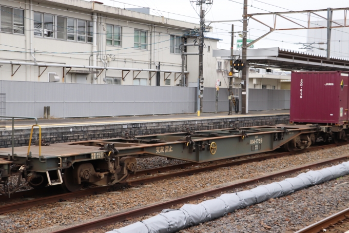 JR貨物コキ100系貨車 コキ104-1759 友部駅 鉄道フォト・写真 by フレッシュマリオさん | レイルラボ(RailLab)