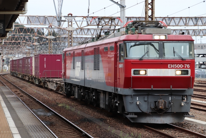 JR貨物EH500形電気機関車 EH500-76 水戸駅 (JR) 鉄道フォト・写真 by フレッシュマリオさん | レイルラボ(RailLab)