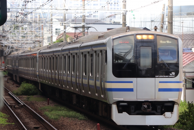 JR東日本E217系電車 クハE216-1017 西大井駅 鉄道フォト・写真 by フレッシュマリオさん | レイルラボ(RailLab)