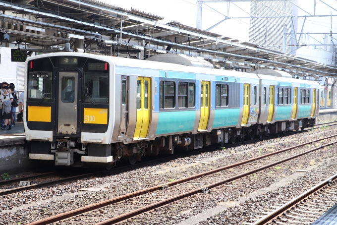 JR東日本キハE130系気動車 キハE131-9 水戸駅 (JR) 鉄道フォト・写真 by フレッシュマリオさん | レイルラボ(RailLab)