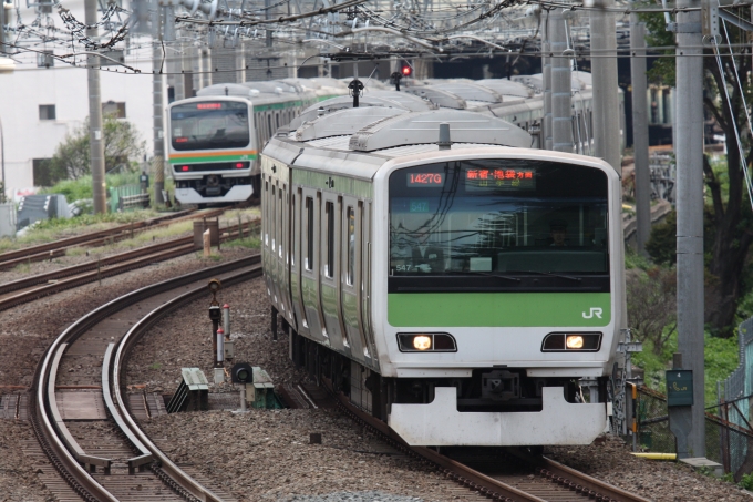 JR東日本E231系電車 クハE230-547 恵比寿駅 (JR) 鉄道フォト・写真 by フレッシュマリオさん | レイルラボ(RailLab)