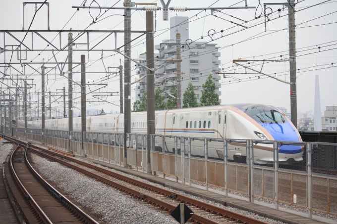 JR東日本 E7・W7系新幹線電車 かがやき E714-16 戸田公園駅 鉄道フォト・写真 by フレッシュマリオさん | レイルラボ(RailLab)
