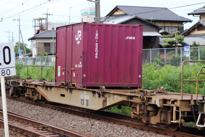 JR貨物コキ100系貨車 コキ107-1806 友部駅 鉄道フォト・写真 by フレッシュマリオさん | レイルラボ(RailLab)