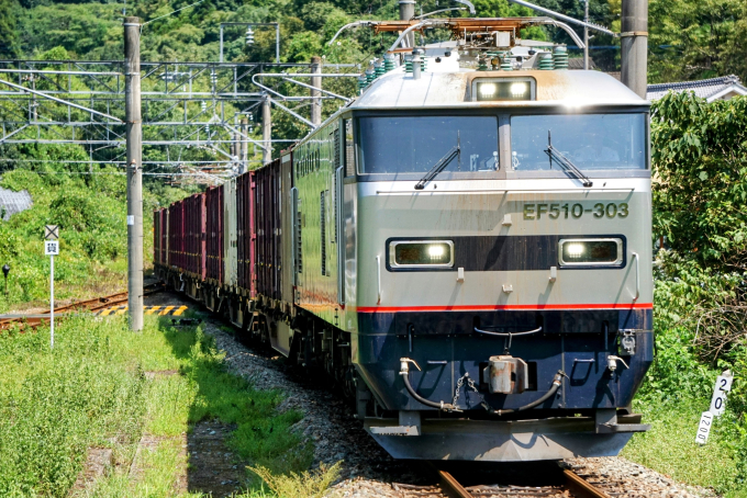 JR貨物 EF510形電気機関車 EF510-303 直見駅 鉄道フォト・写真 by ナカシマさん | レイルラボ(RailLab)