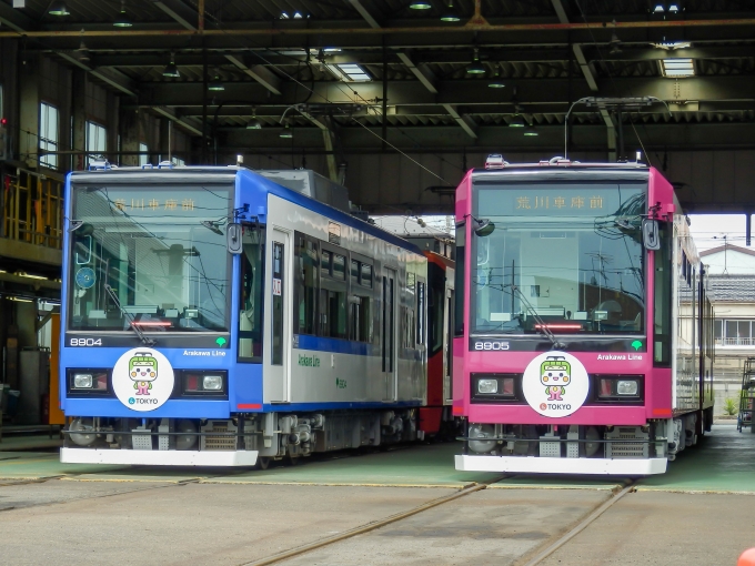東京都交通局8900形電車 8904 荒川車庫前停留場 鉄道フォト・写真 by さんたかさん | レイルラボ(RailLab)