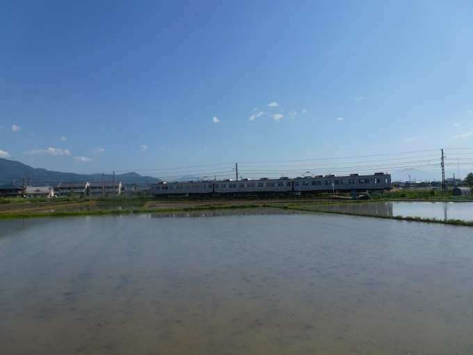 長野電鉄8500系電車 長野電鉄8500系 附属中学前駅 鉄道フォト・写真 by 急行「志賀」さん | レイルラボ(RailLab)