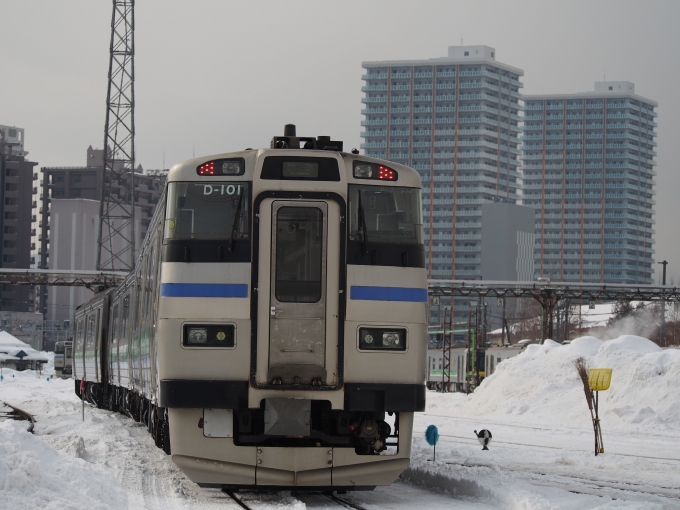 JR北海道キハ201系気動車 キハ201-101 苗穂駅 鉄道フォト・写真 by 熱血男子さん | レイルラボ(RailLab)