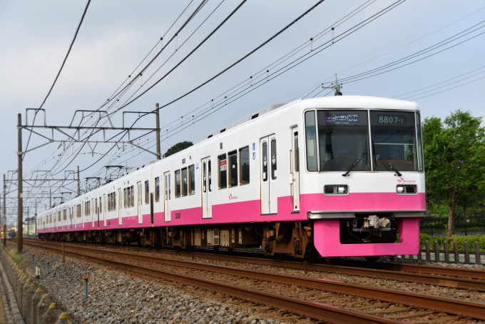 新京成電鉄 新京成8800形電車 8807-1 常盤平駅 鉄道フォト・写真 by ポン太さん | レイルラボ(RailLab)