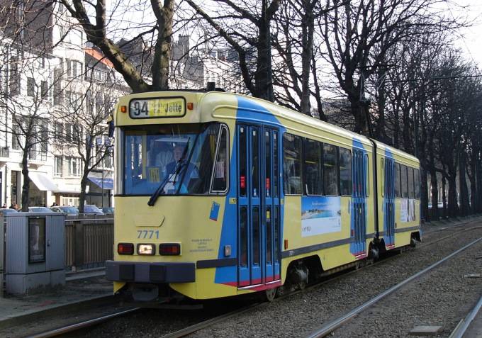 STIB 7771号車。 STEPHANIE 鉄道フォト・写真 by モニ3412さん | レイルラボ(RailLab)