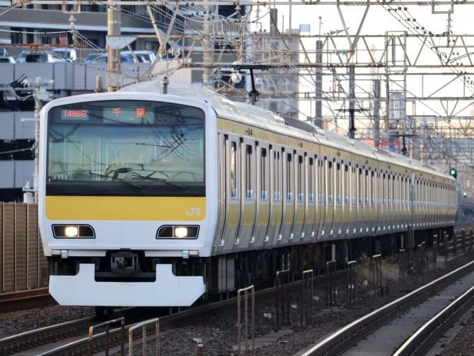 JR東日本E231系電車 クハE231-539 稲毛駅 鉄道フォト・写真 by E217しか勝たんさん | レイルラボ(RailLab)