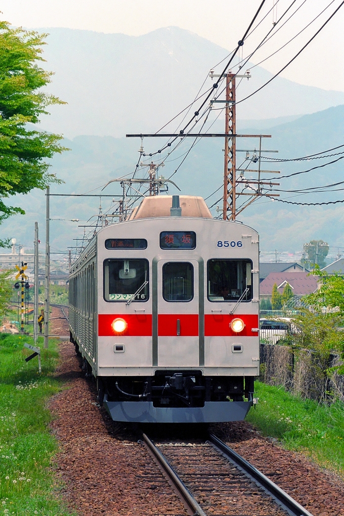 長野電鉄8500系電車 8506 附属中学前駅 鉄道フォト・写真 by 丹波篠山さん | レイルラボ(RailLab)