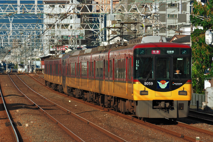 京阪電鉄 京阪8000系電車 8059 森小路駅 鉄道フォト・写真 by 丹波篠山さん | レイルラボ(RailLab)